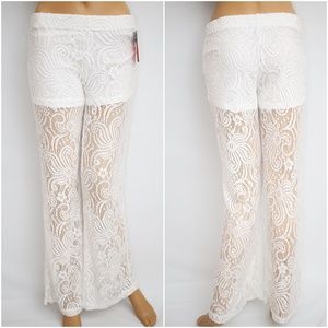 shosho | Pants & Jumpsuits | New Shosho Lace Flare Summer Pants With ...